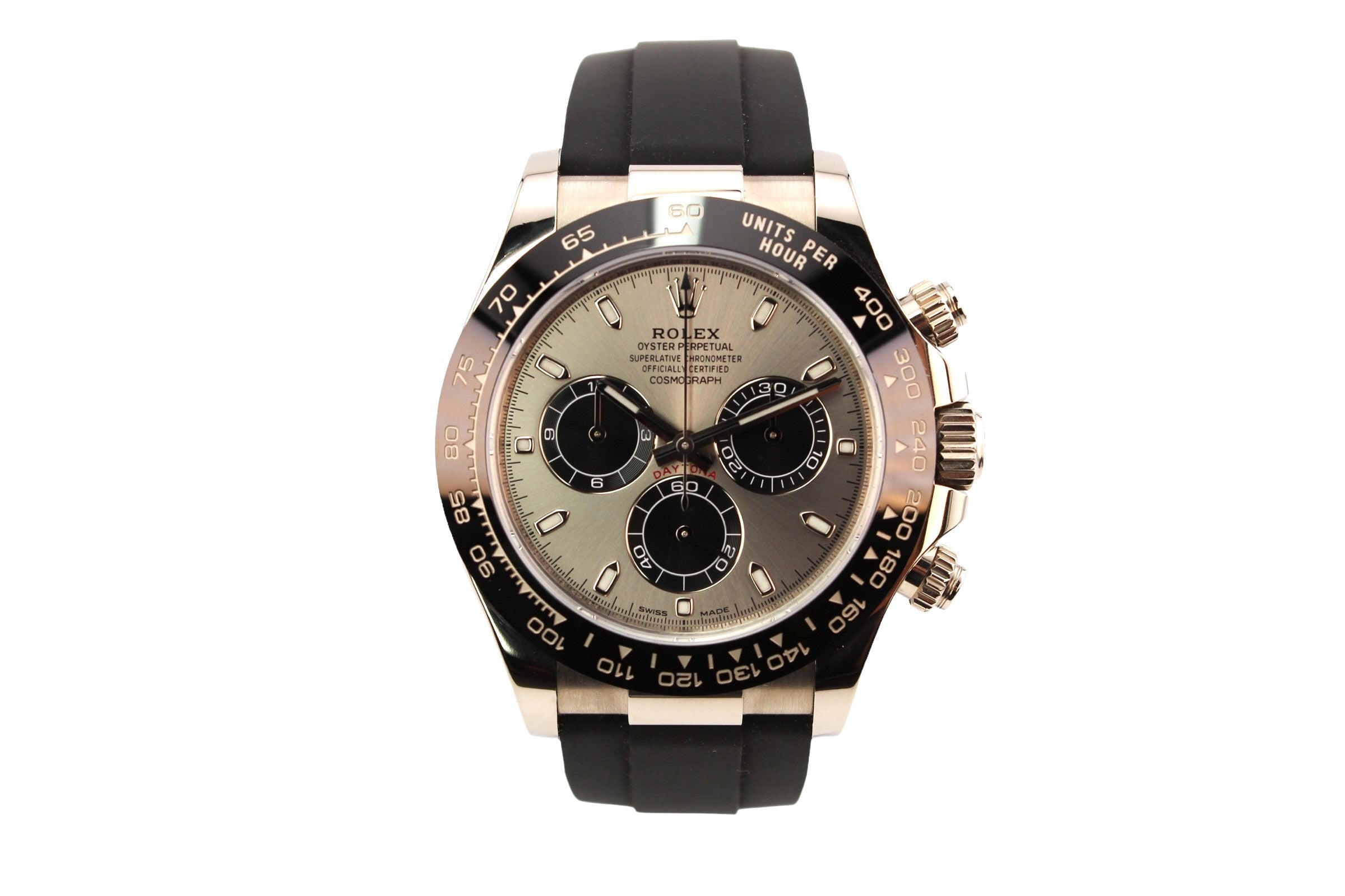 Rolex Daytona Oyster-flex White Gold – DGH Jewellers